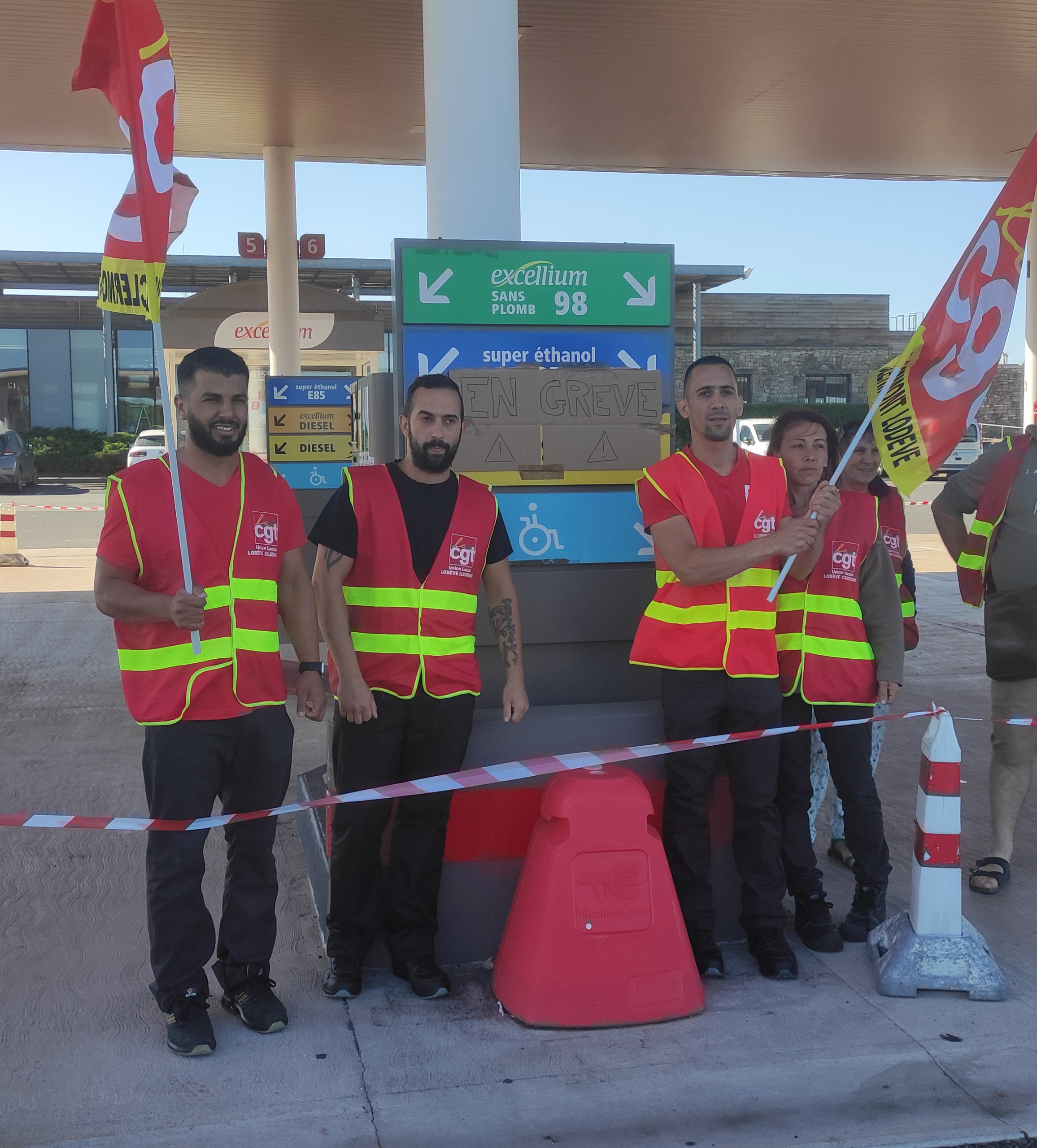 Lodévois. Les salariés en grève à la station Argédis-Total du Caylar ...