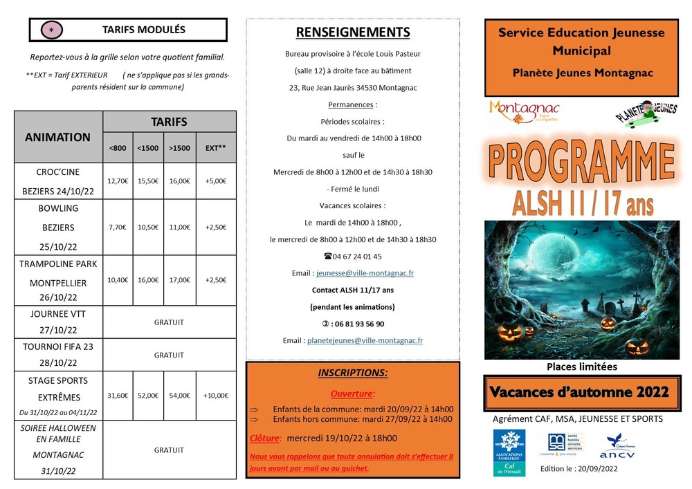 SEJ Flyer Automne 2022 (1) - Rph