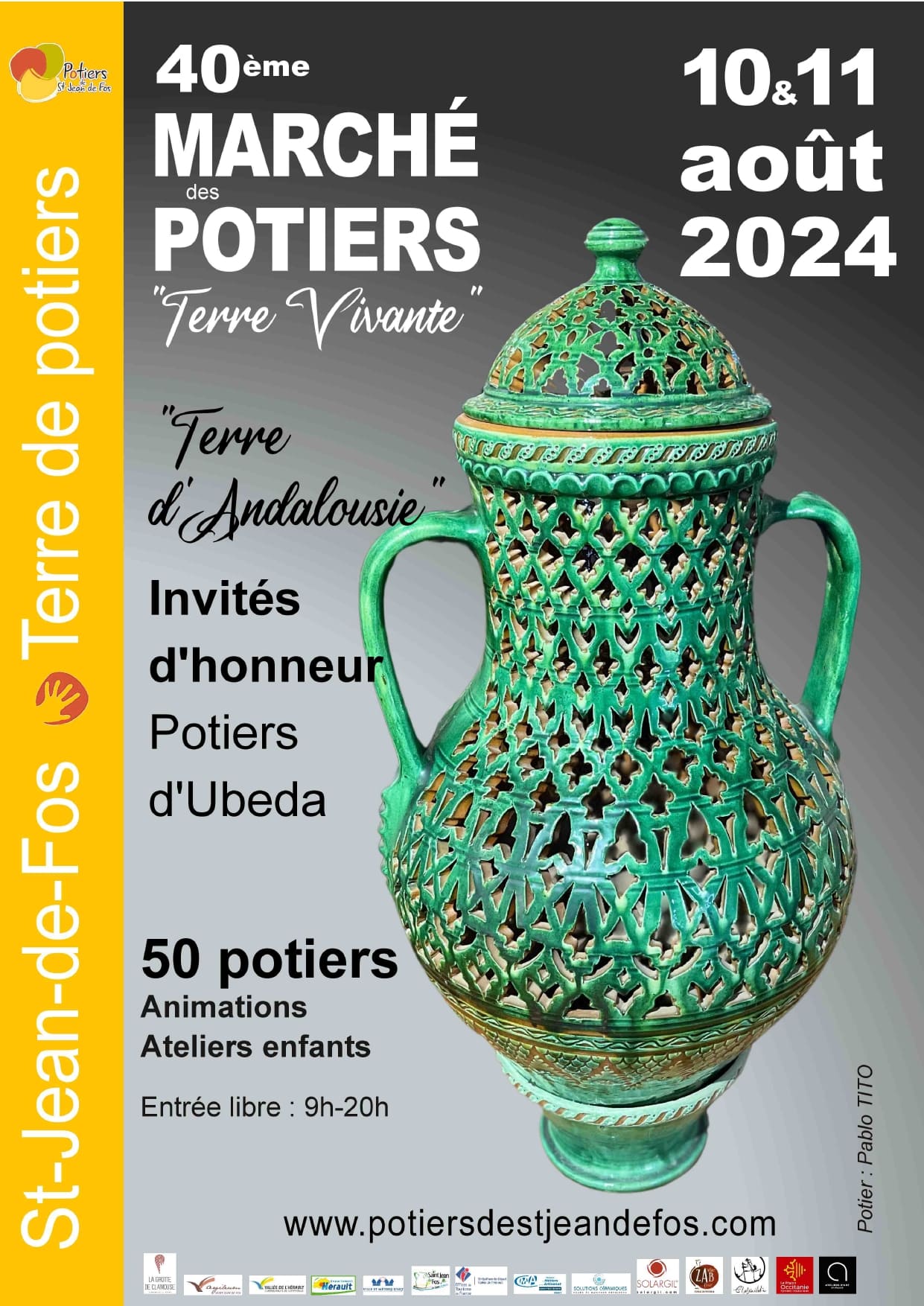 Vivre ici - Le marché annuel des potiers de Saint Jean de Fos le Sam 10 ...